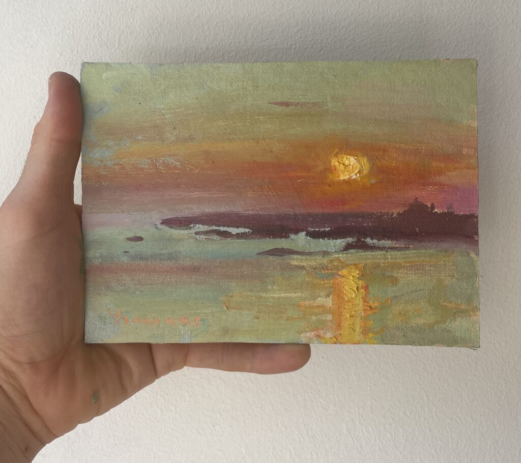 Before sunset Treaddur bay - Daniel James Yeomans